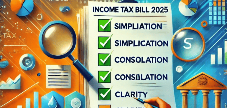 New-Income Tax Bill 2025 – Simplification ~Consolidation ~ Clarity
